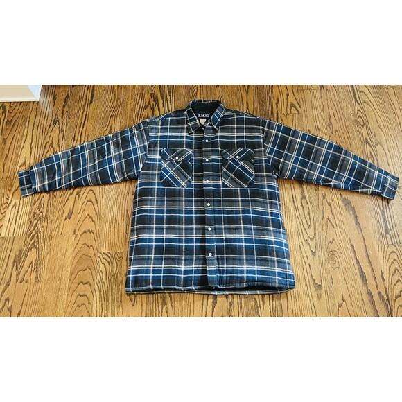 Honors | Jackets & Coats | Vintage Honors Plaid Quilted Flannel Work ...